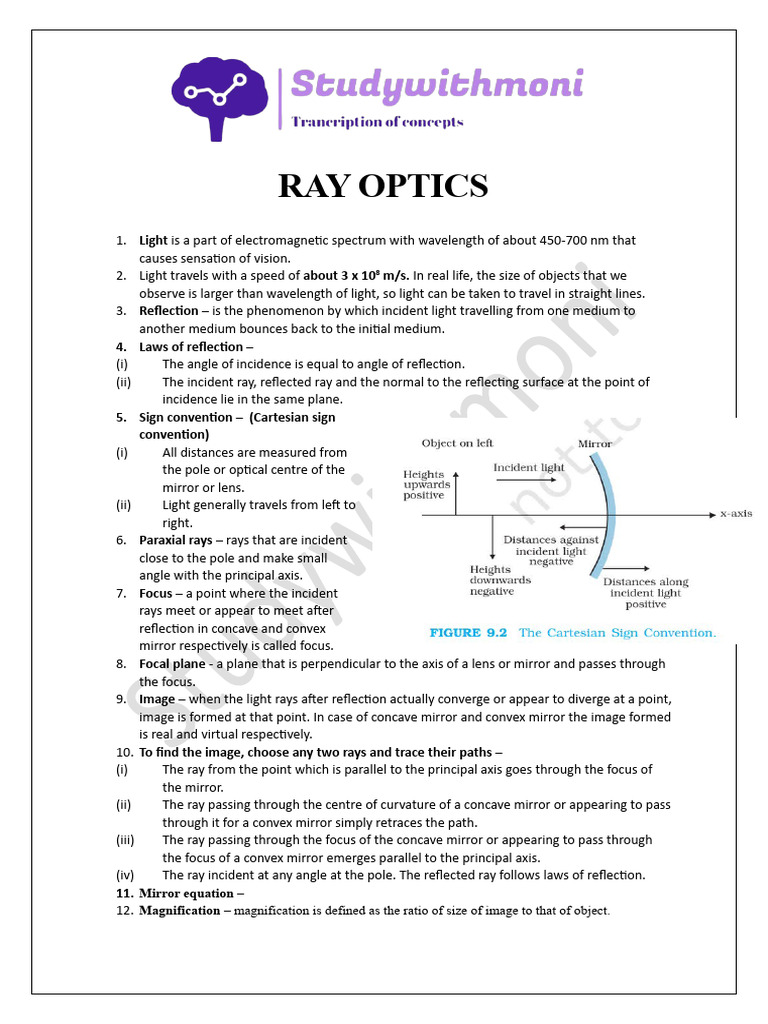 Optics | PDF