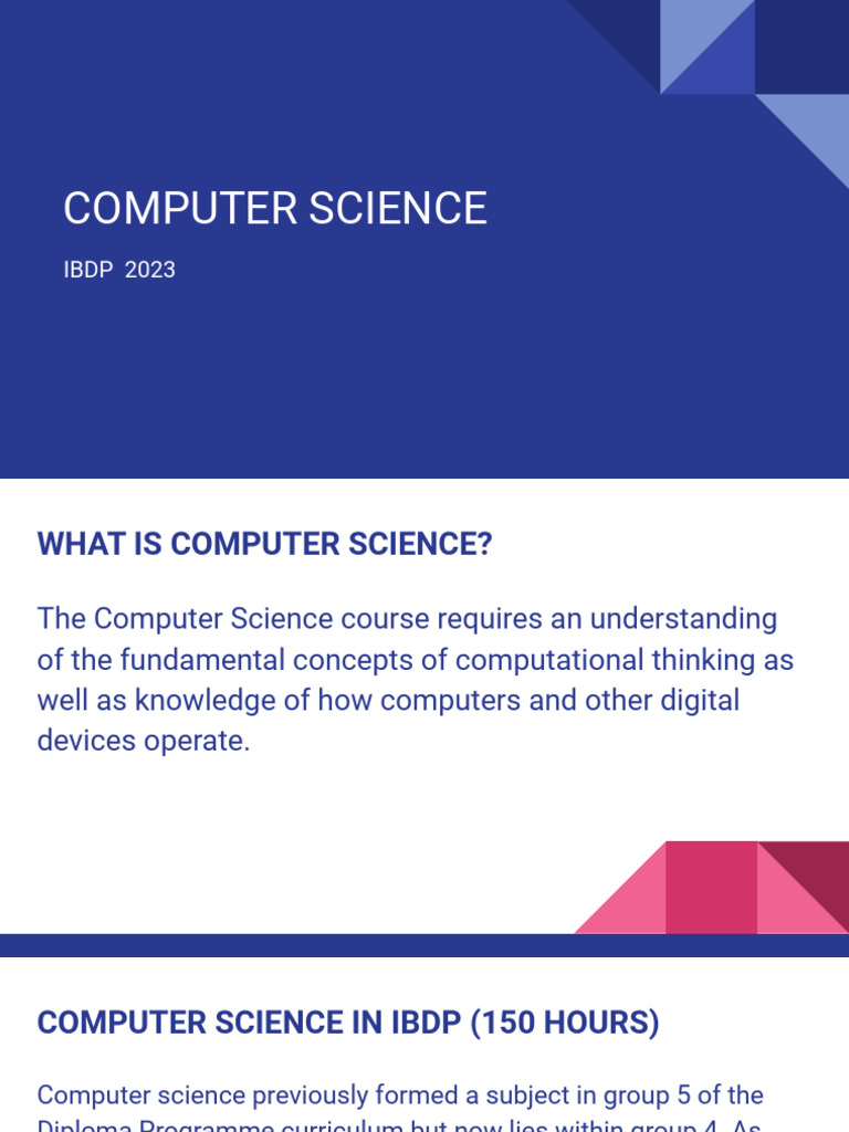 Computer Science (Ibdp 2023) | PDF | Science | Computer Science