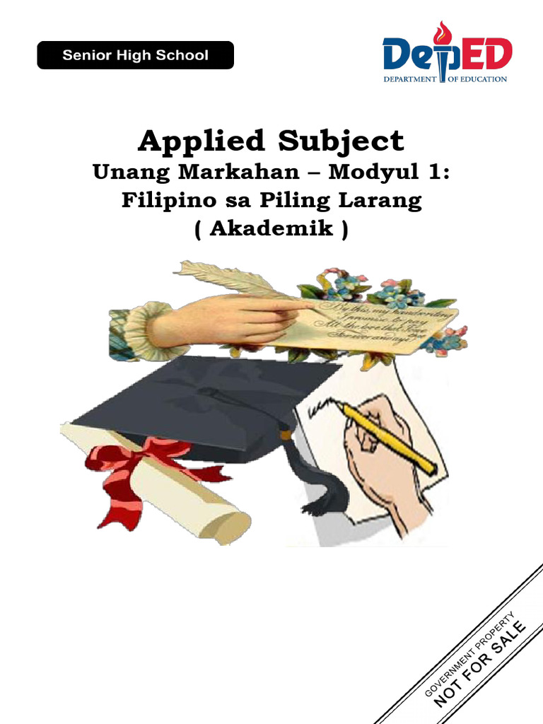 SHS Piling Larang Modyul 1 - V2 | PDF