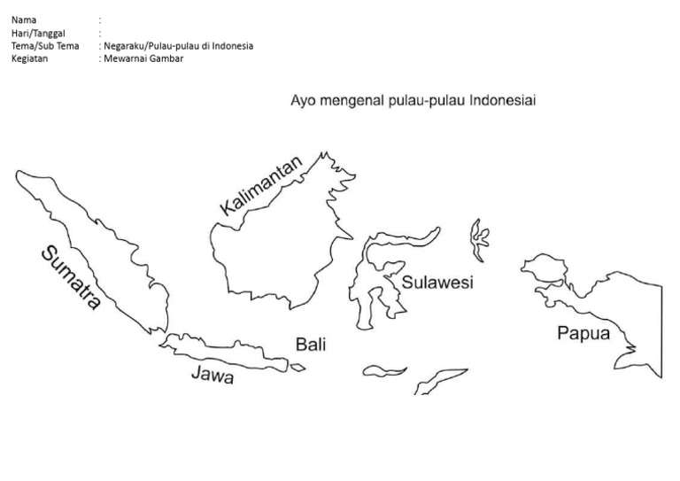 Mewarnai Peta Indonesia | PDF