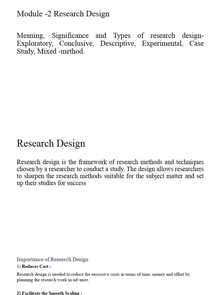 Module - 2 BUSINESS RESEARCH METHODS | PDF | Experiment | Survey ...