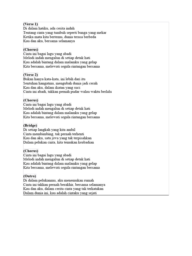 Di Dalam Hatiku | PDF