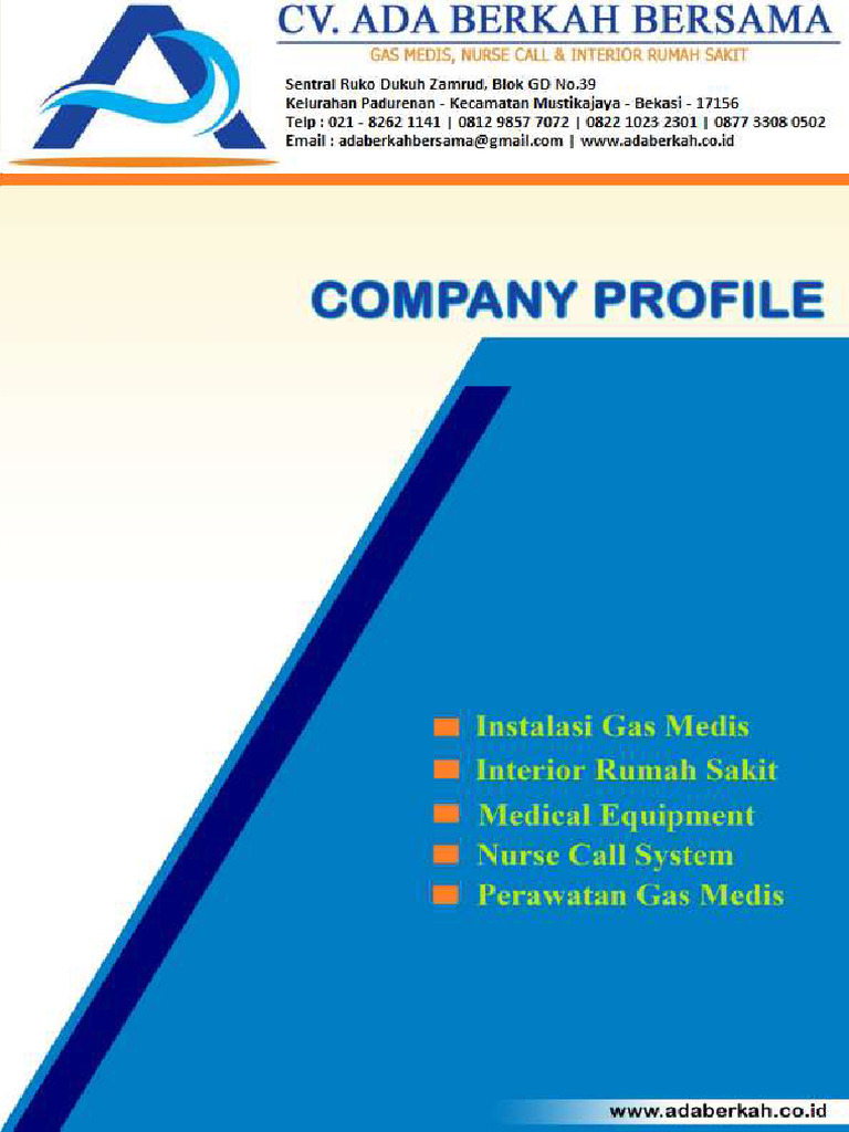 (Company Profile) Cv. Ada Berkah Bersama | PDF