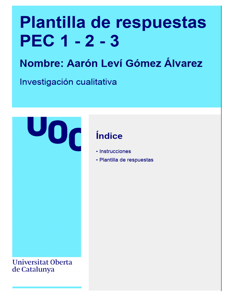 Plantilla de Respuestas IBE Aarón | PDF | Teoría | Análisis