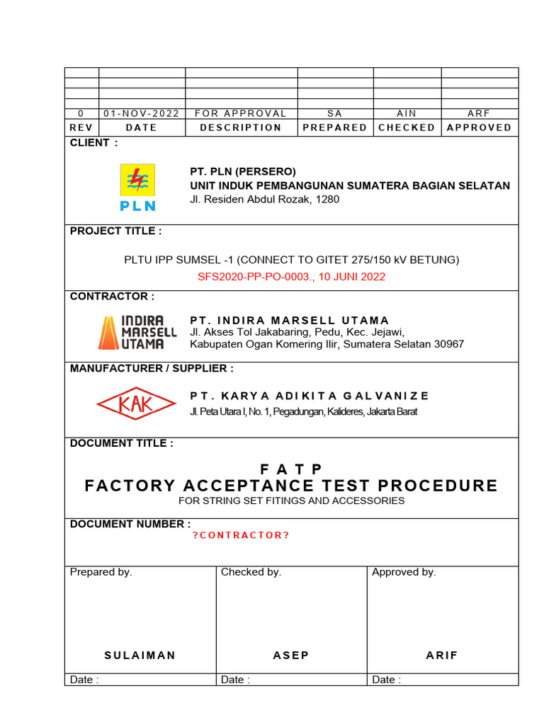 Fatp-Ss-Imu - Betung275 (Draft) - 230615 - 155945 | PDF | Materials ...