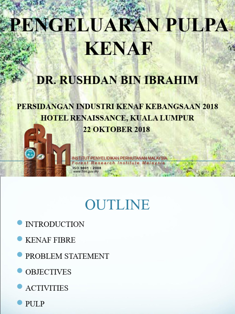 Producing Pulp From Kenaf | PDF | Home & Garden | Science & Mathematics