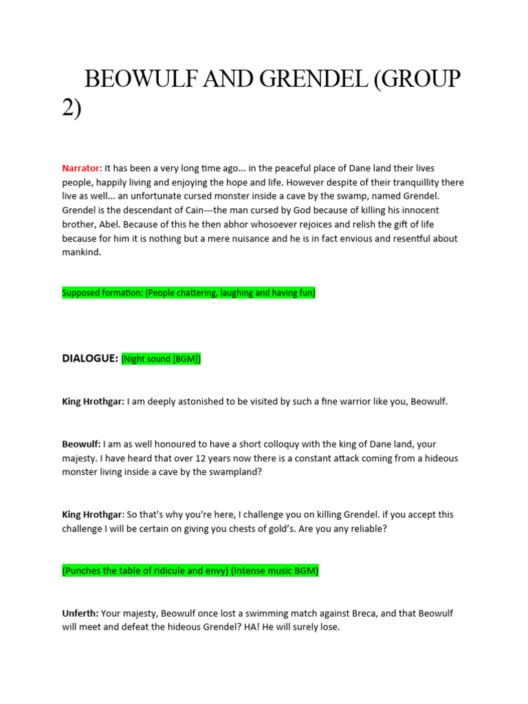 Beowulf and Grendel | PDF | Beowulf | Geats