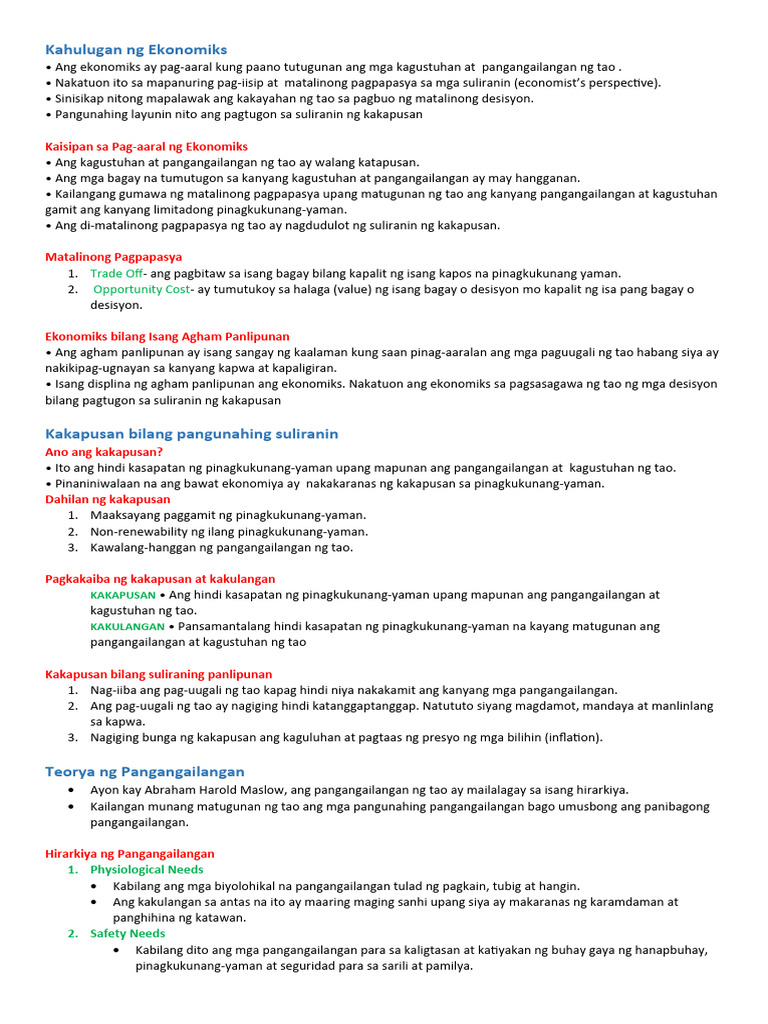 AP9 Review Notes | PDF