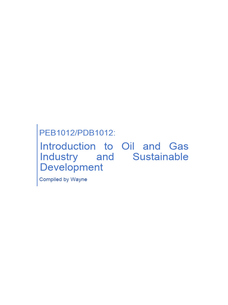 Oil and Gas Screen Note 2 | PDF | Petroleum Reservoir | Petroleum
