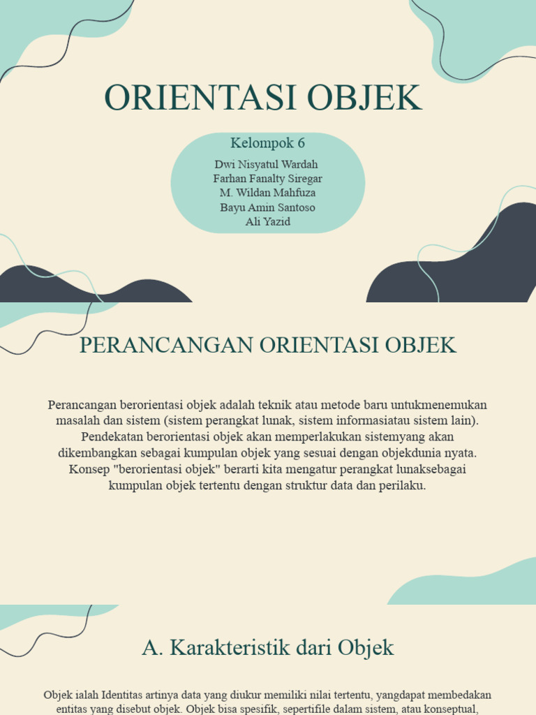 Orientasi Objek Kelompok 6 | PDF