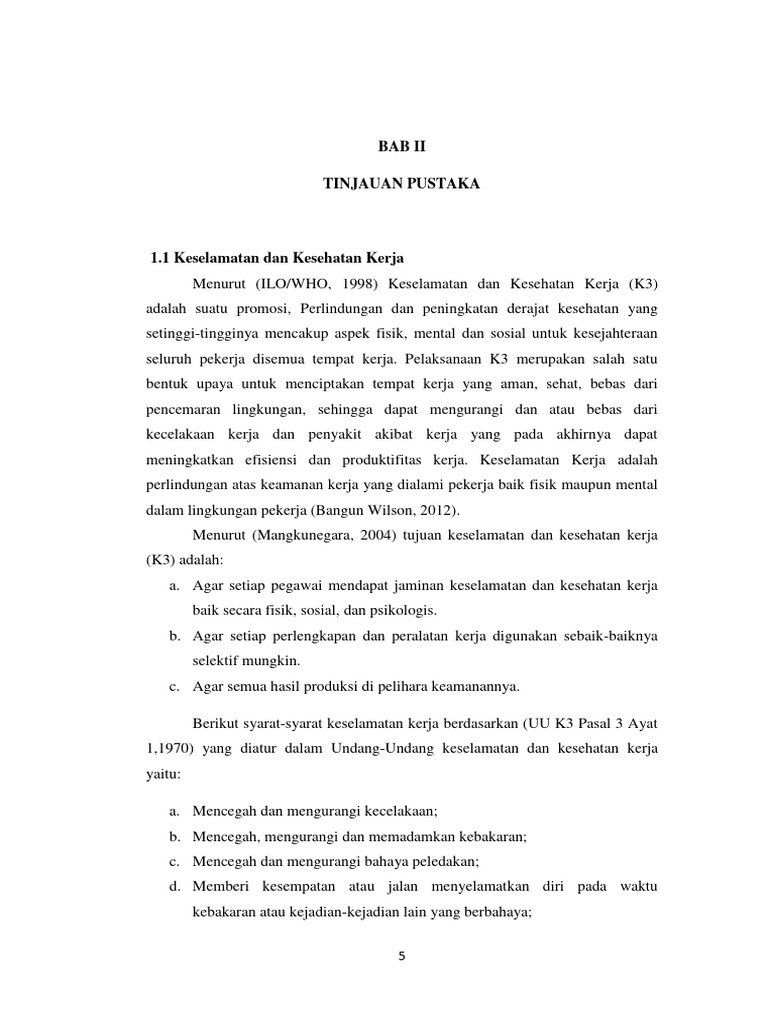 05.2 Bab 2-K3-Uii | PDF