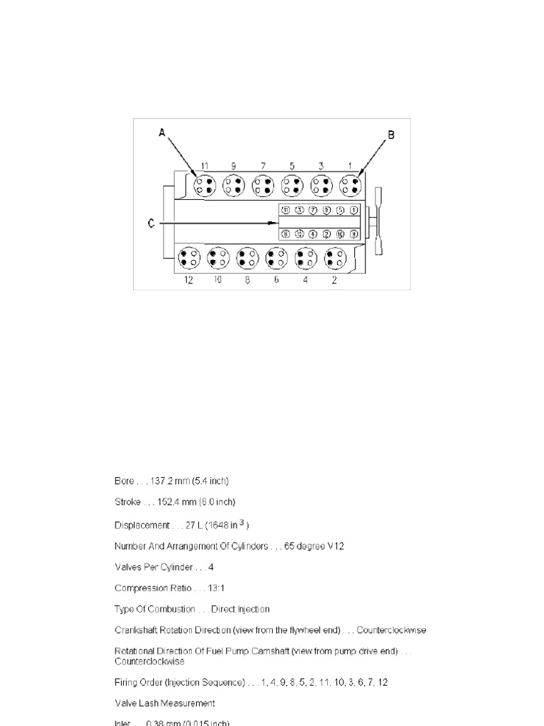 CAT 3412 Engine | PDF
