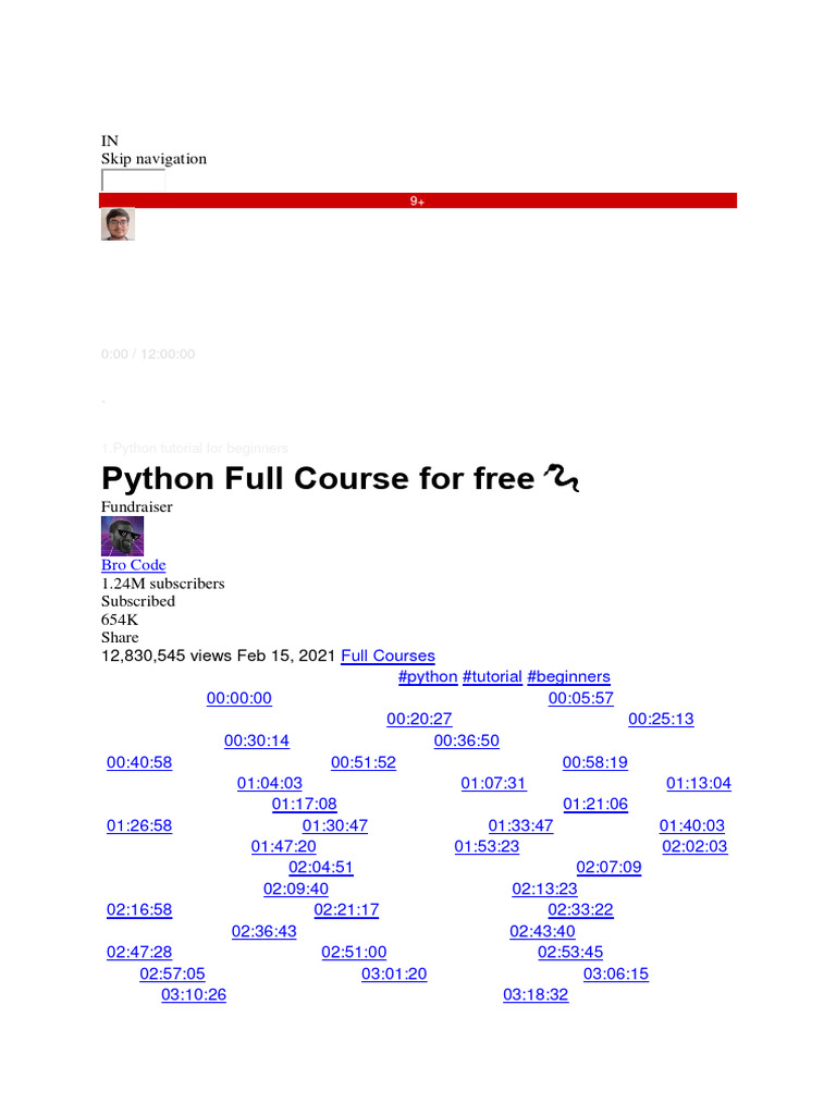 Youtube Python Notes | PDF | Boolean Data Type | String (Computer Science) Youtube Python Notes | PDF | Boolean Data Type | String (Computer Science)