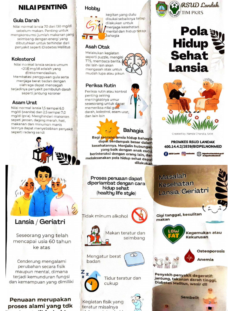 LEAFLET GERIATRI - Compressed | PDF