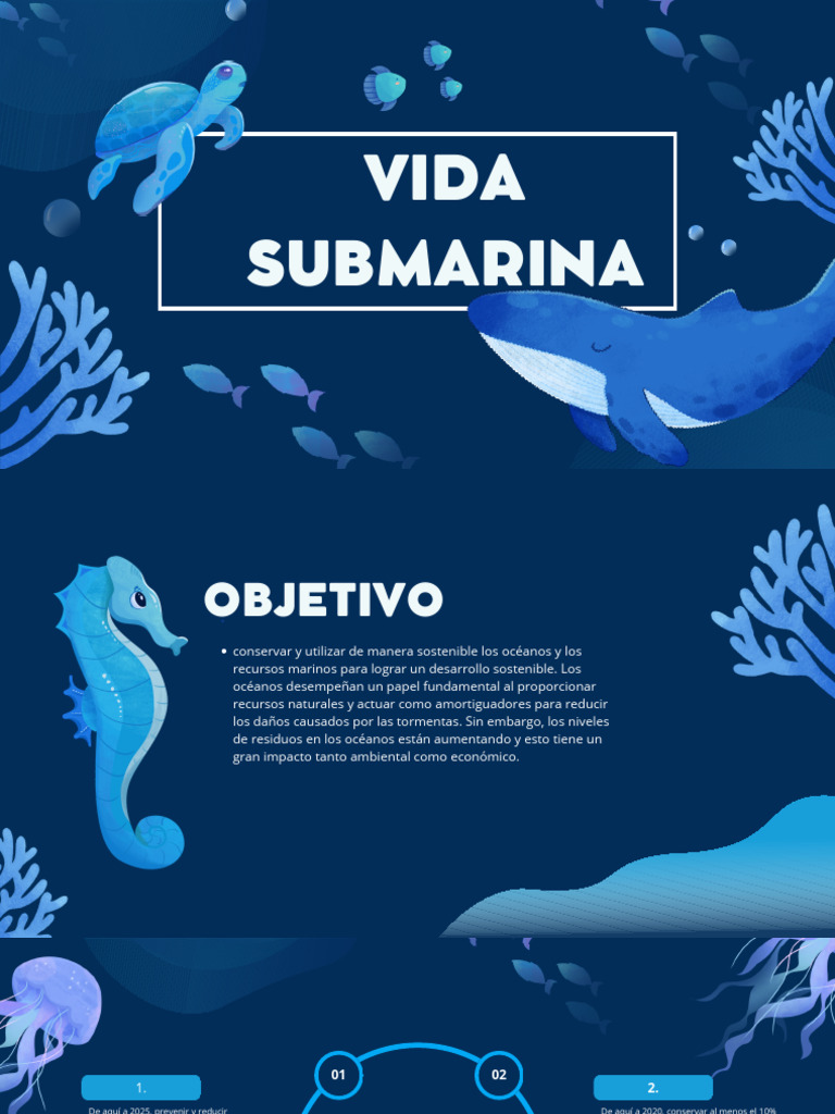 Vida Submarina | Descargar gratis PDF | Océanos | Sustentabilidad