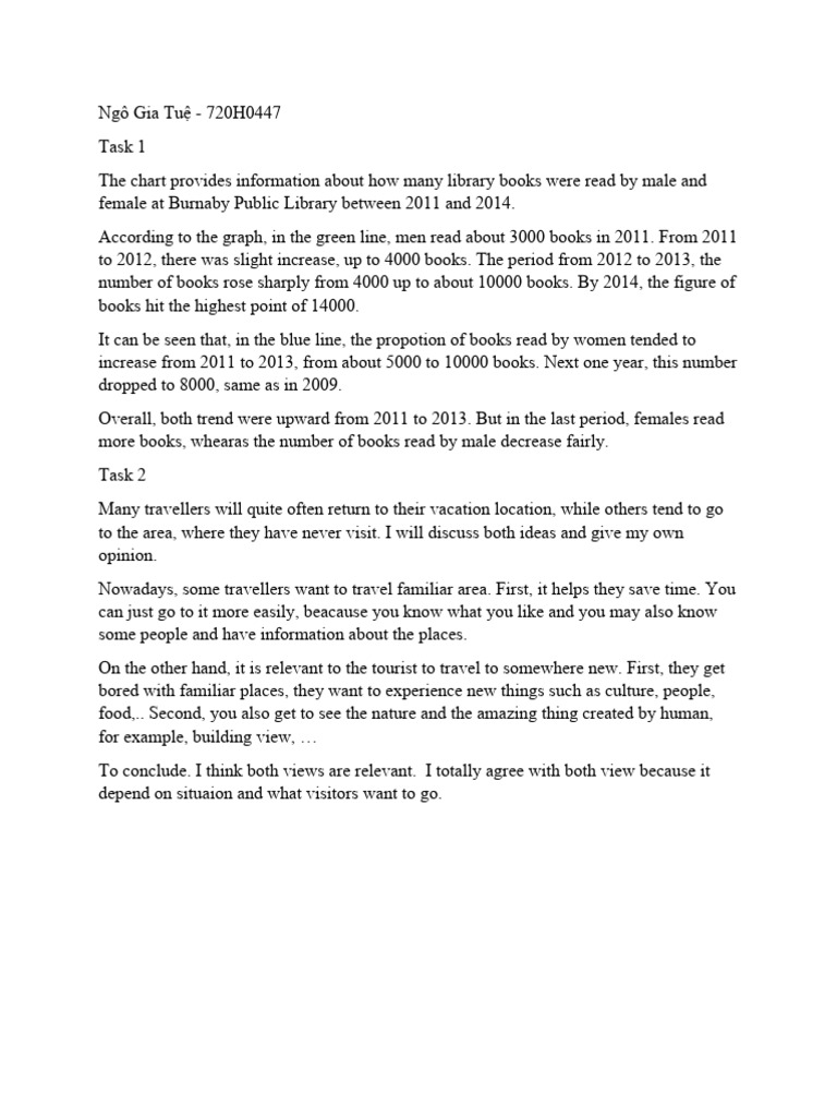 Writing Test PDF