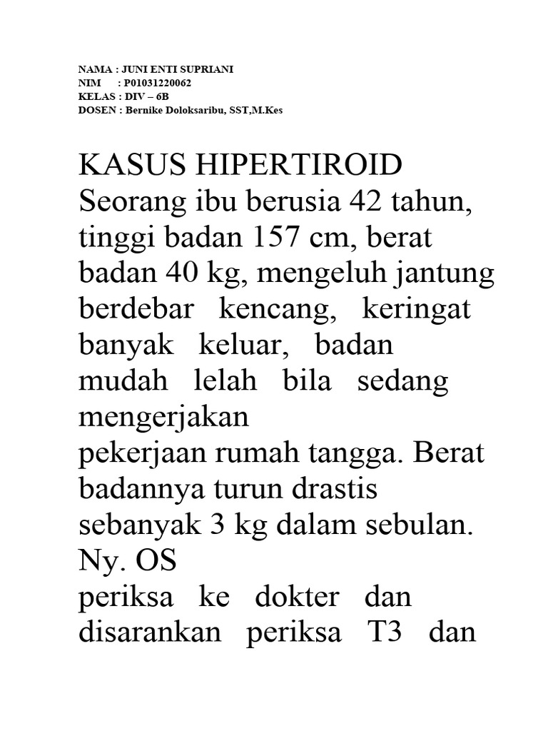Kasus Hipertiroid | PDF