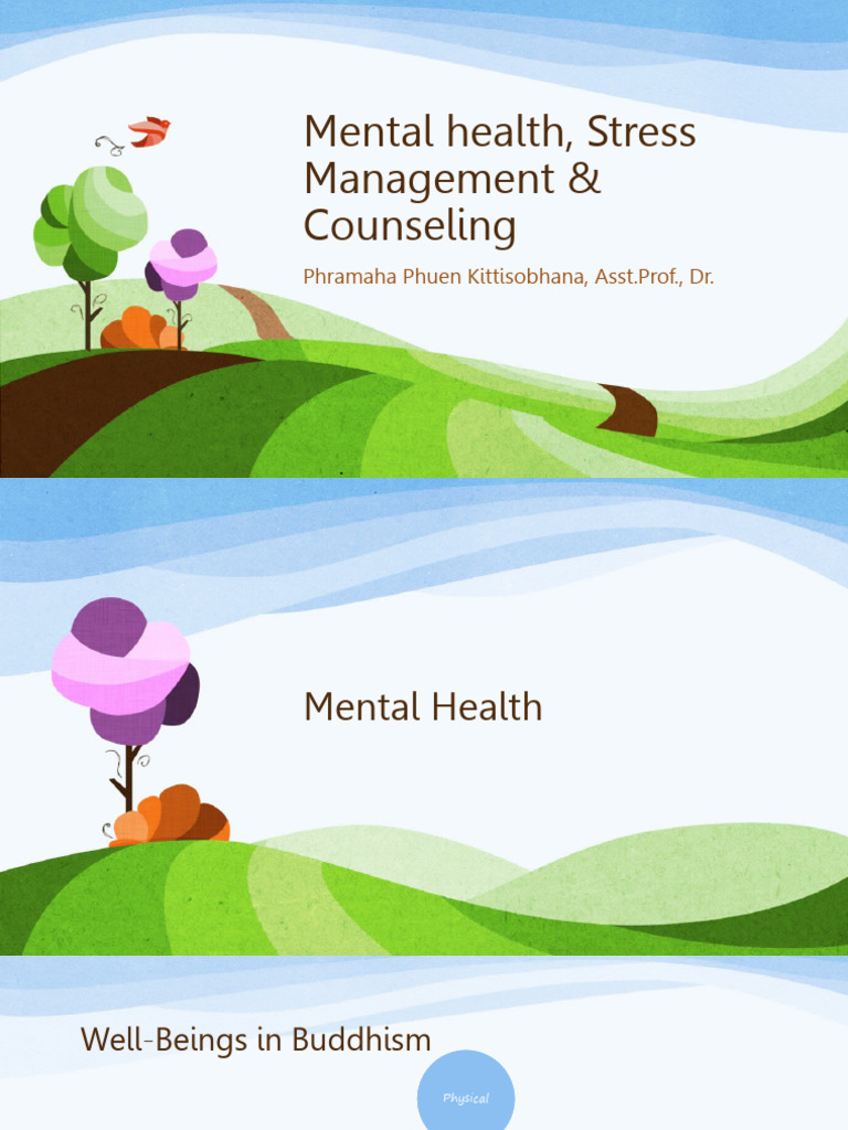 Mental Health, Stress Management & Counseling | PDF | Mental Disorder ...