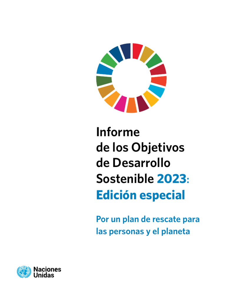 Informe ODS 2023: Plan de Rescate Sostenible | PDF