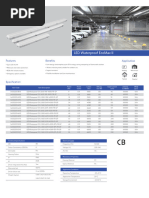 SJ Lite T8 LED Luminaire Catalogue | PDF | Glass Applications | Components