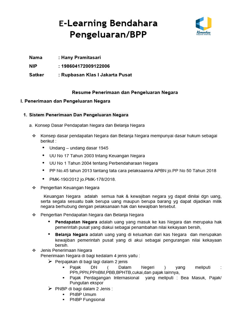 Resume BP BPP | PDF