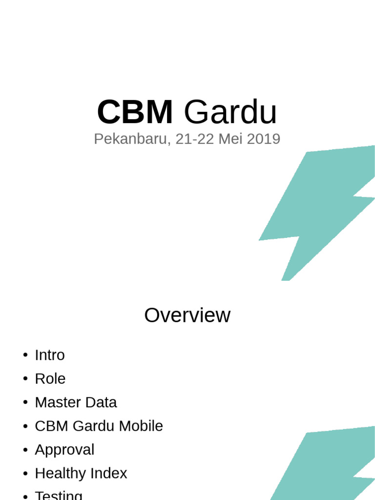 Tatacara Pengisian CBM Gardu | PDF