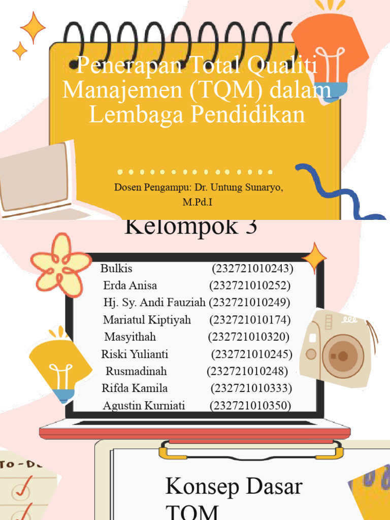 TQM dalam Lembaga Pendidikan: Panduan Implementasi | PDF | Karier ...