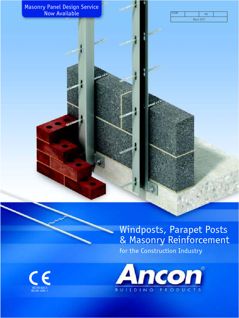 Ancon AMR Data Sheet | PDF | Masonry | Wire