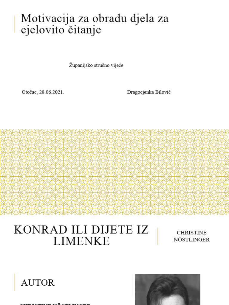 Konrad Ili Dijete Iz Limenke | PDF