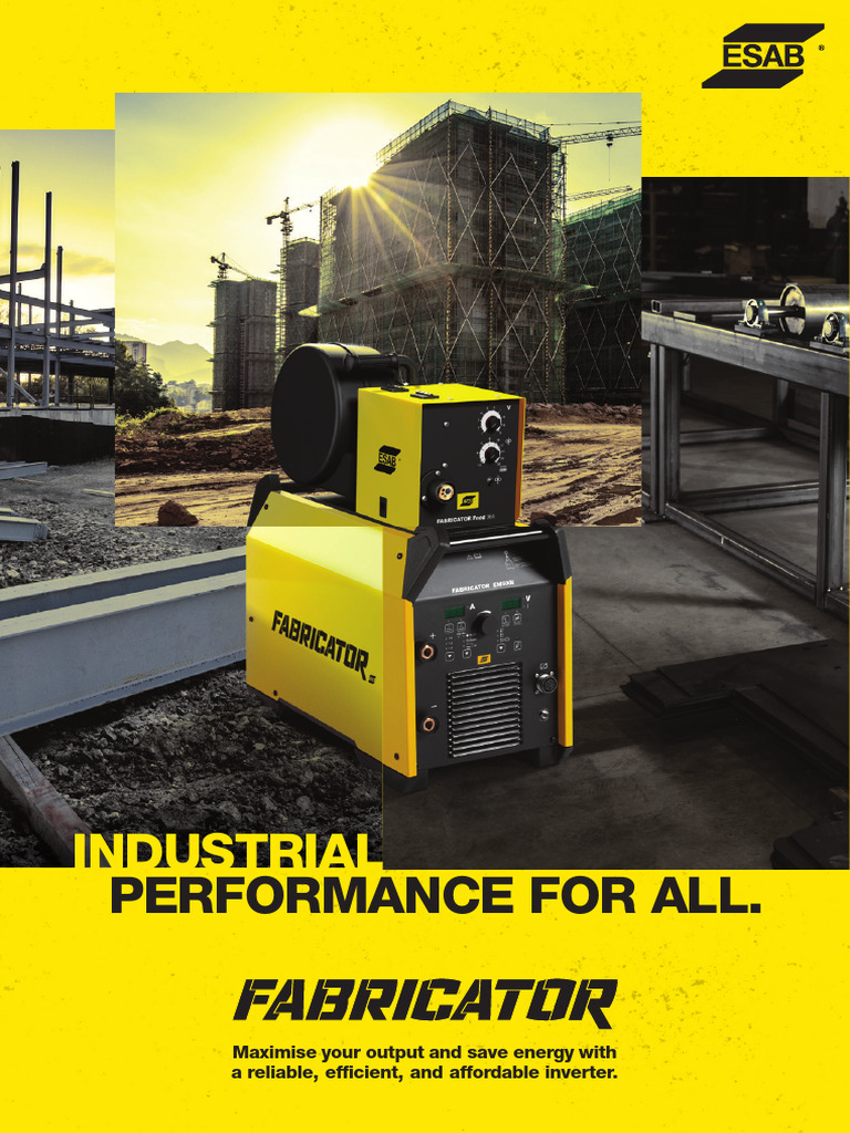 ESAB Fabricator EM500i - Complete Set | PDF | Welding | Construction