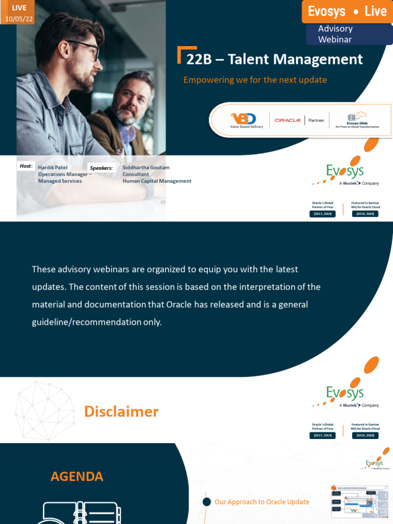 Talent 22B Quarterly Webinar | PDF