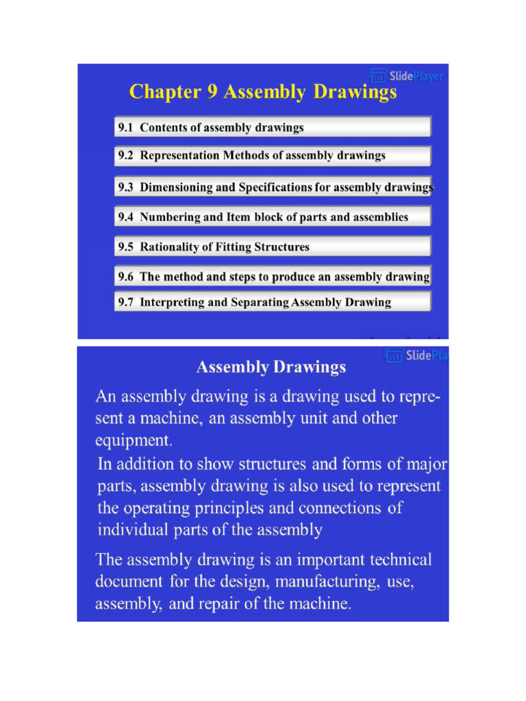 Assembly Drawing | PDF