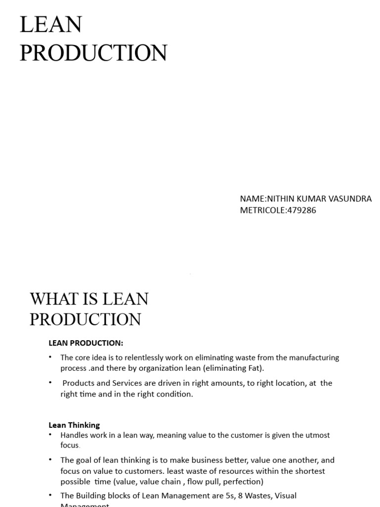 Deepesh Lean | PDF Deepesh Lean | PDF
