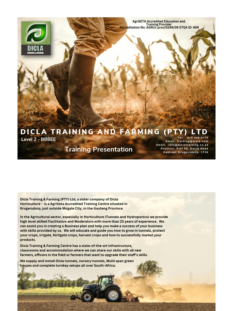 New Dicla T & F Training Presentation | PDF