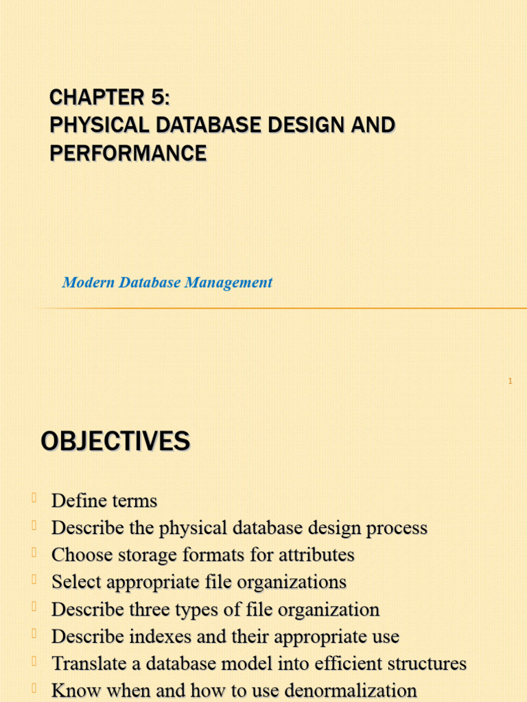 Physical Database Design Essentials | PDF