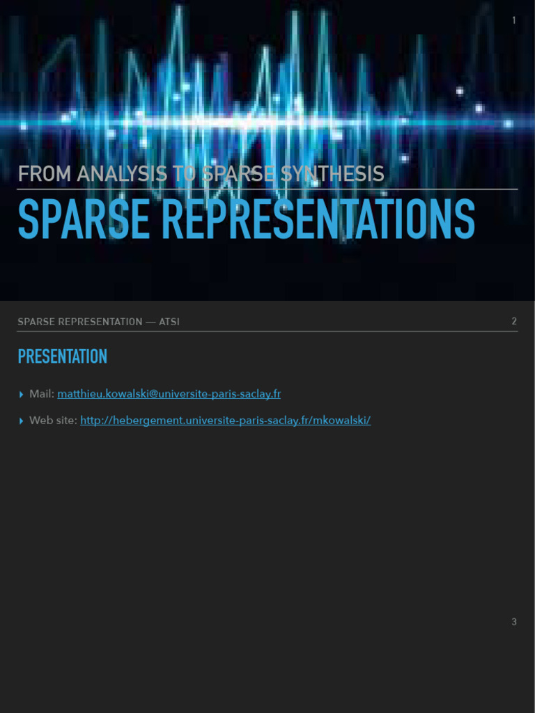 Frame Sparse Pdf Wavelet Mathematical Objects 0412