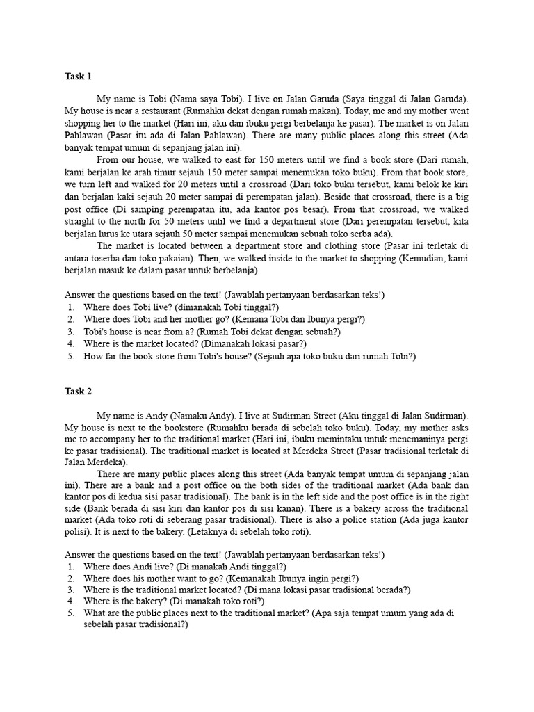 Soal Direction and Location | PDF