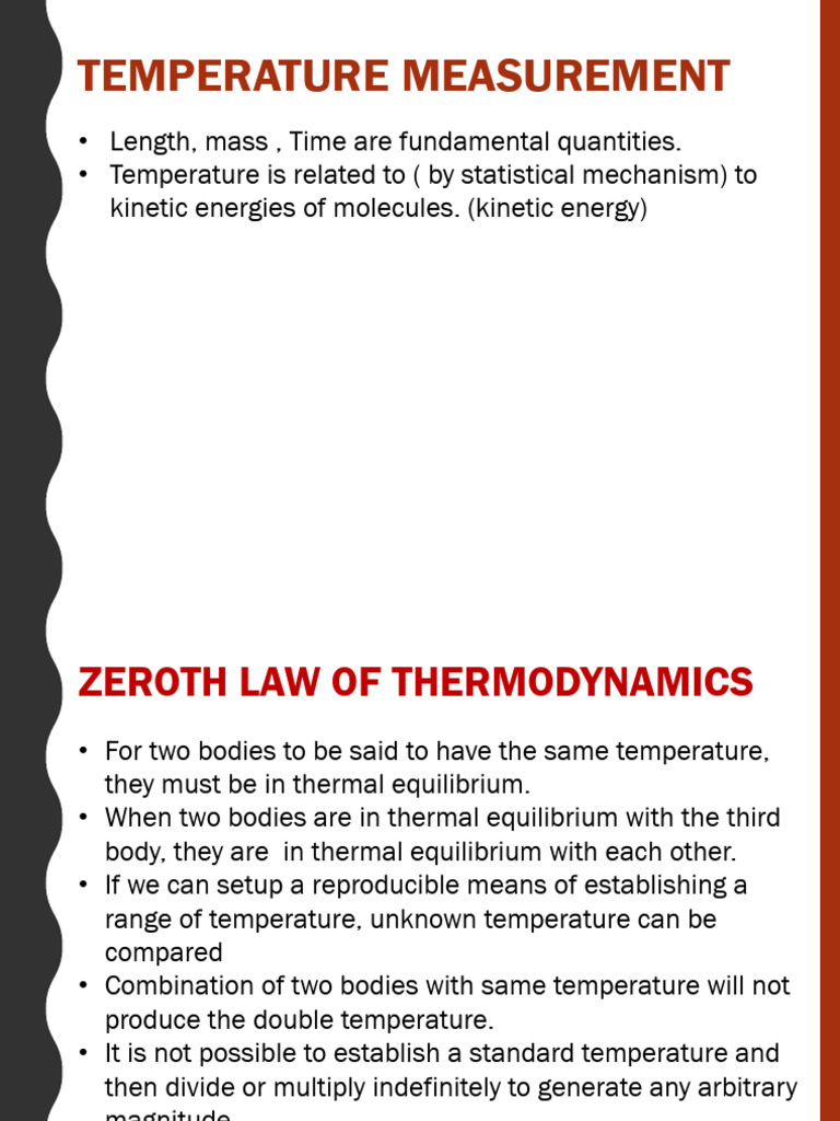Temperature Measurement | PDF | Temperature | Melting Point