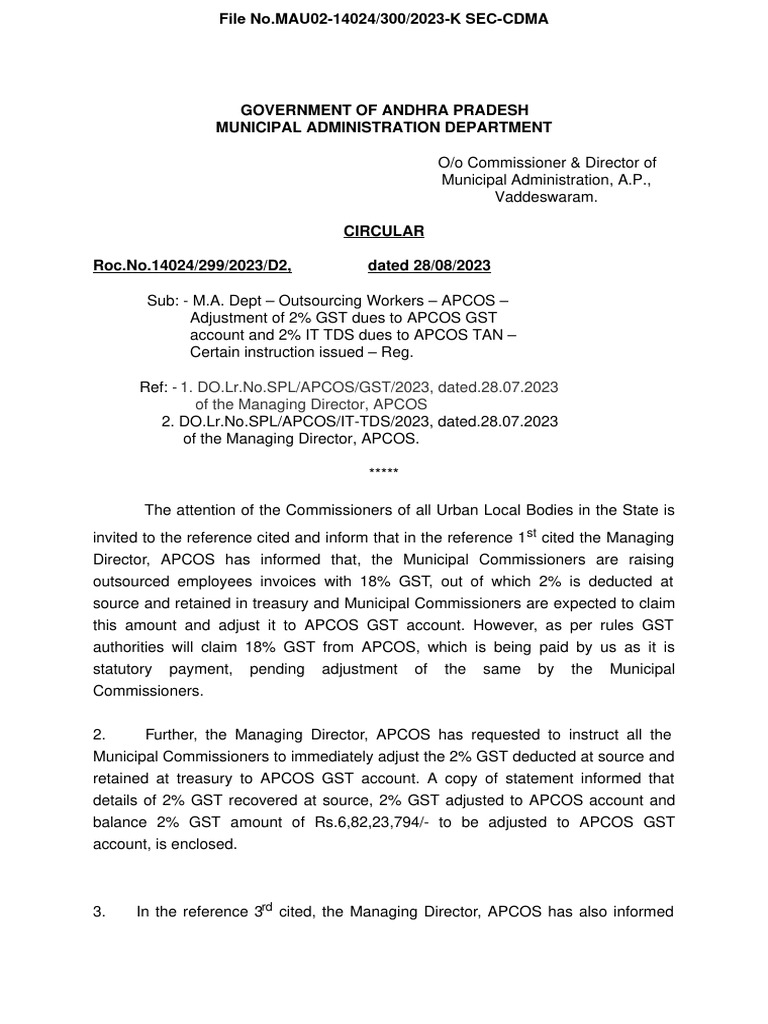 Circular With Enclosers | PDF | Money | Public Finance
