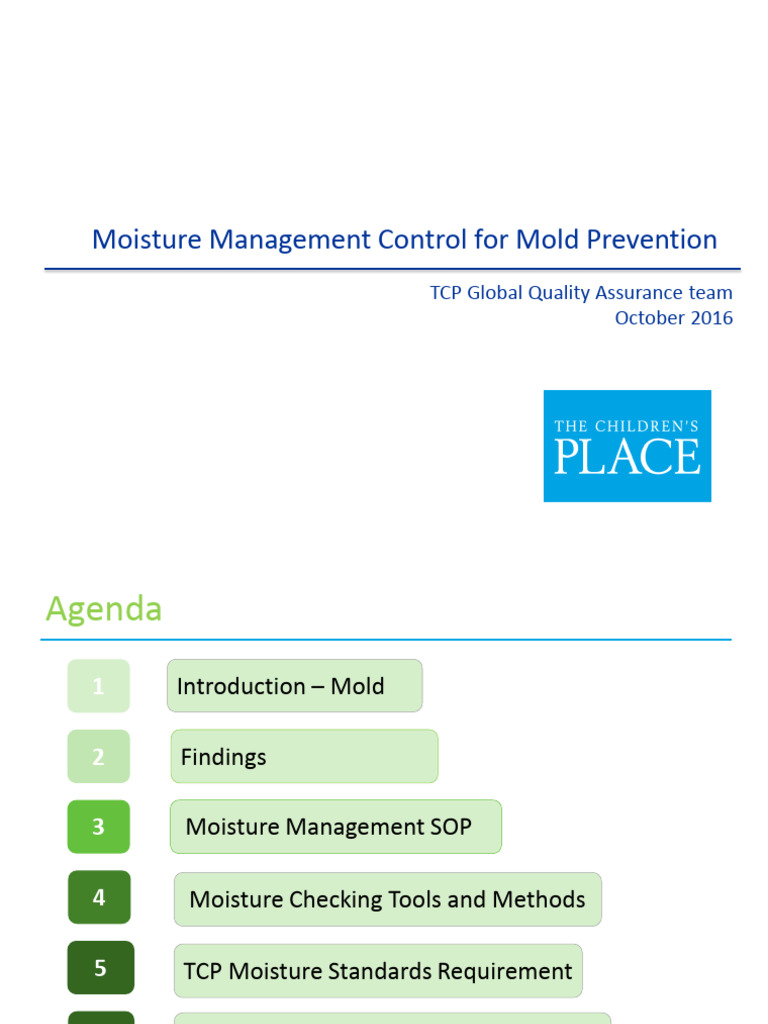 Moisture Management for Mold Prevention | PDF | Humidity | Mold