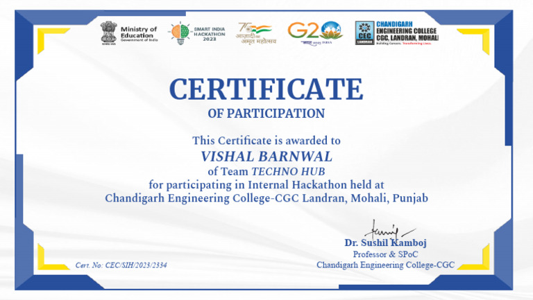 Techno Hub - Vishal Barnwal | PDF