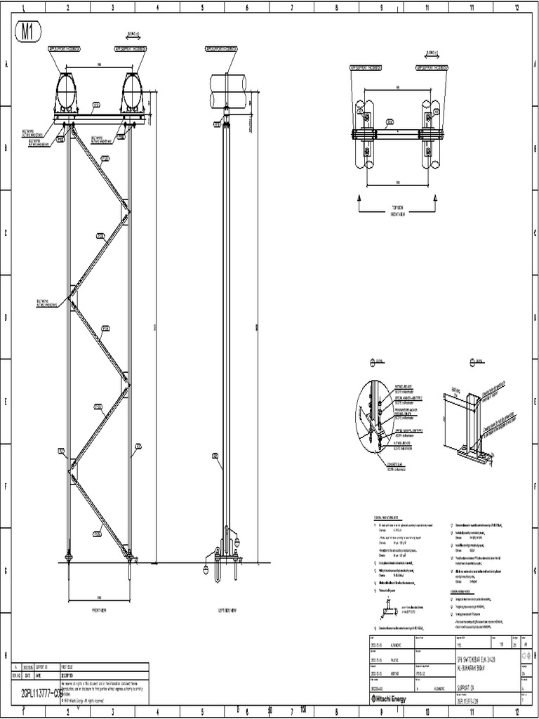 2GPL113777 C09 Assembly Drawing To Print A SUPPORT C9 | PDF | Washer ...