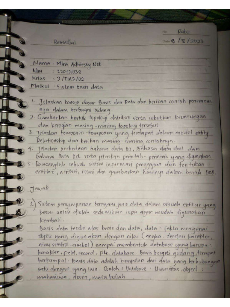 Perbaikan UAS (Mira Adhiesty Nasution) | PDF