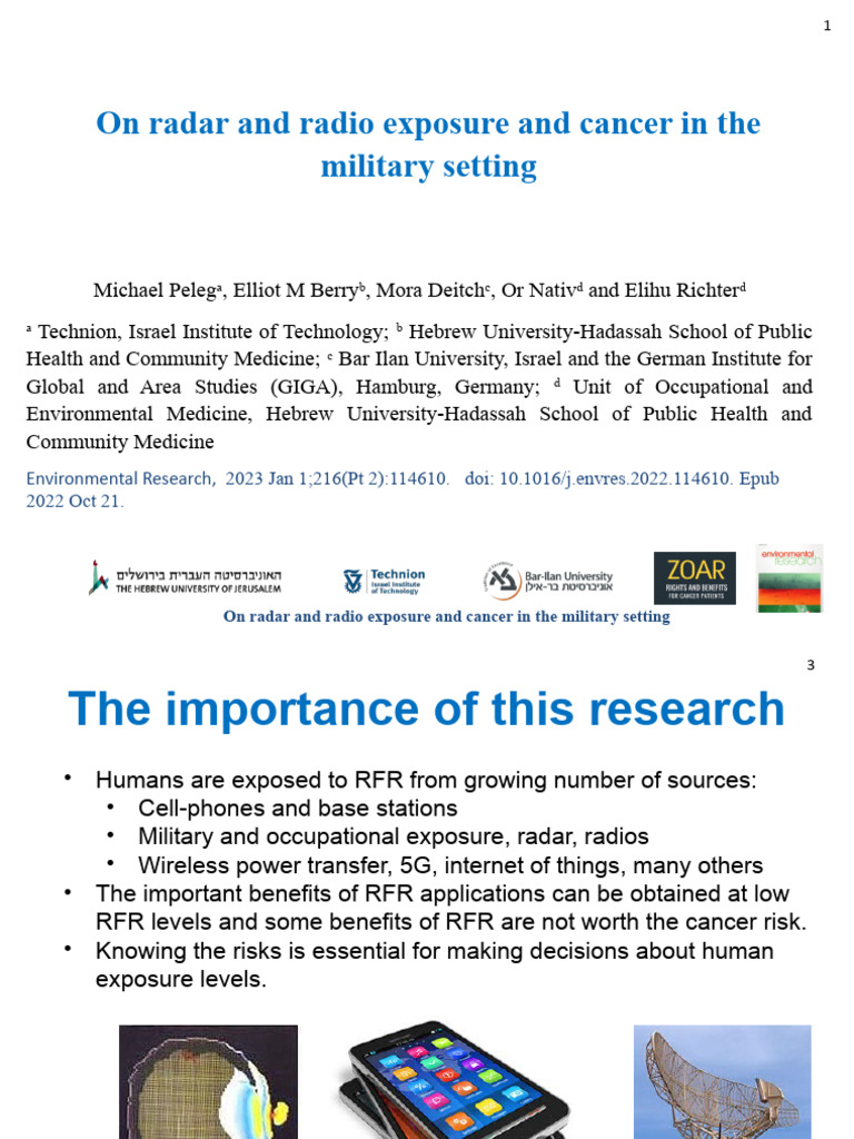 On Radar and Radio Exposure and Cancer in The Military Setting | PDF ...