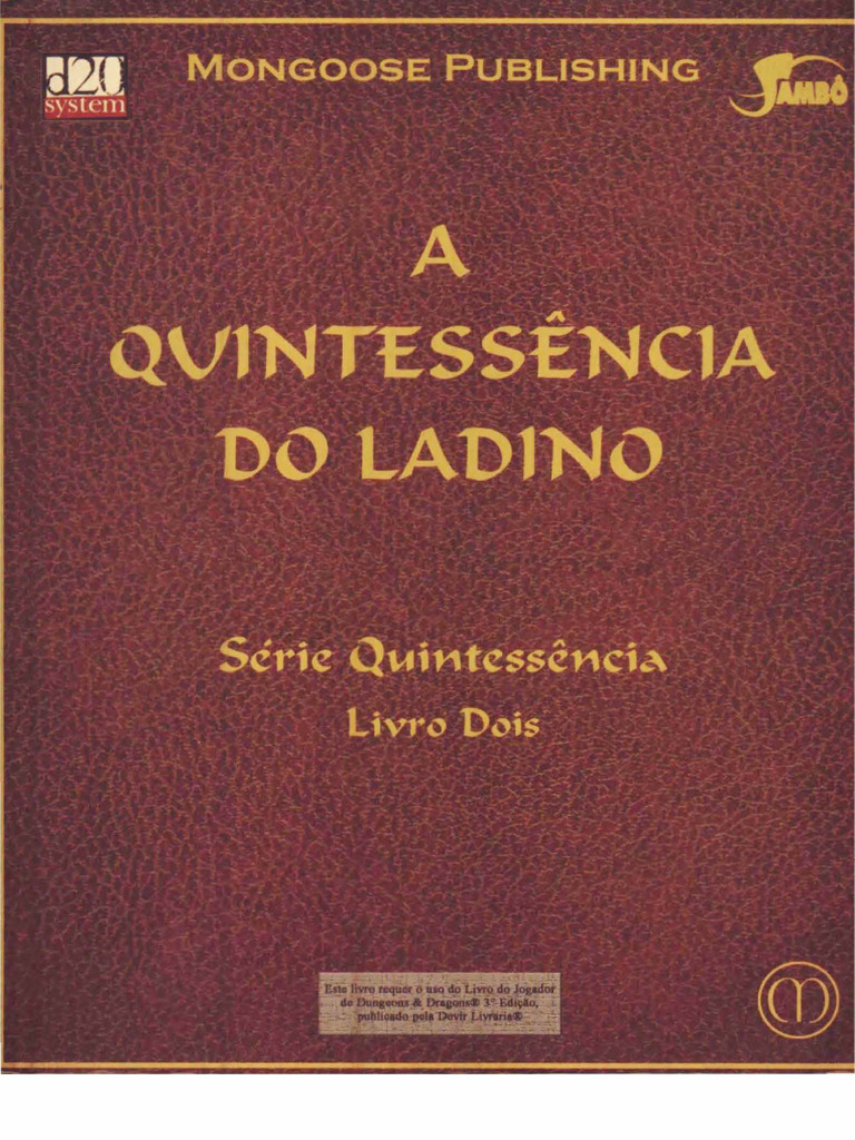 Quintecência Do Ladino | PDF