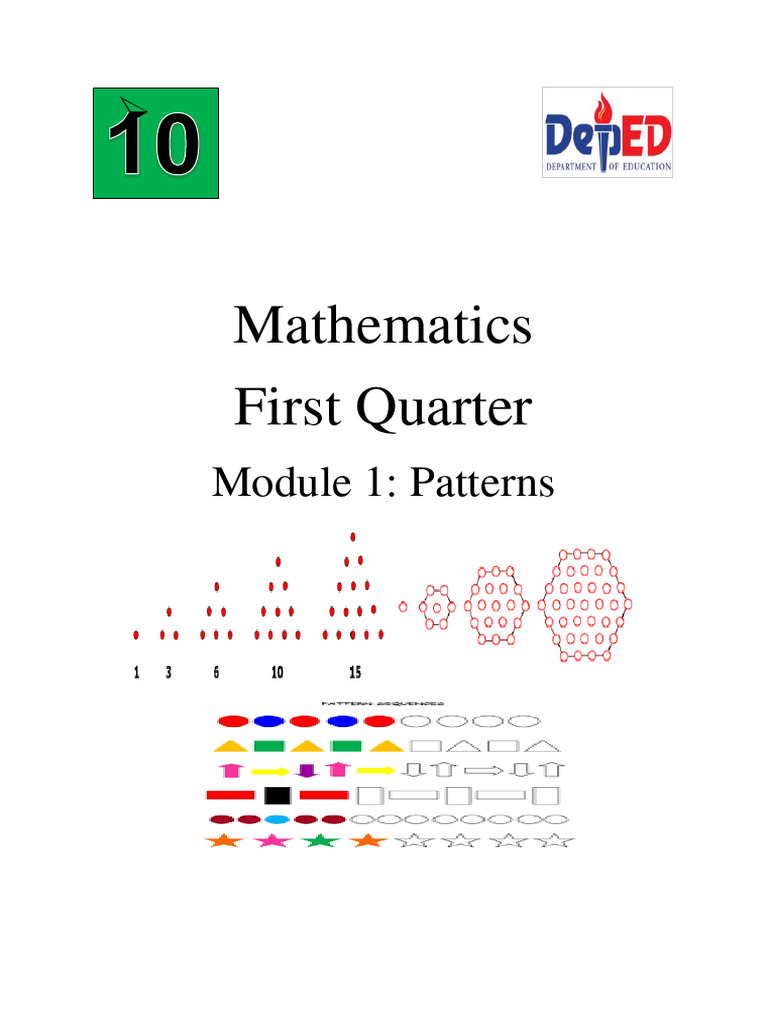 Math 10 Quarter 1 Module 1 | PDF