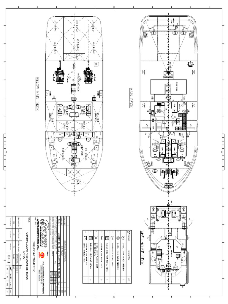H030-EL-19 - General Alarm Heat and Smoke Detector Layout - R0 | PDF