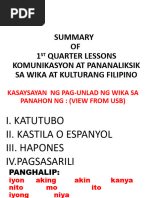 50 Halimbawa NG Salitang Kolokyal | PDF