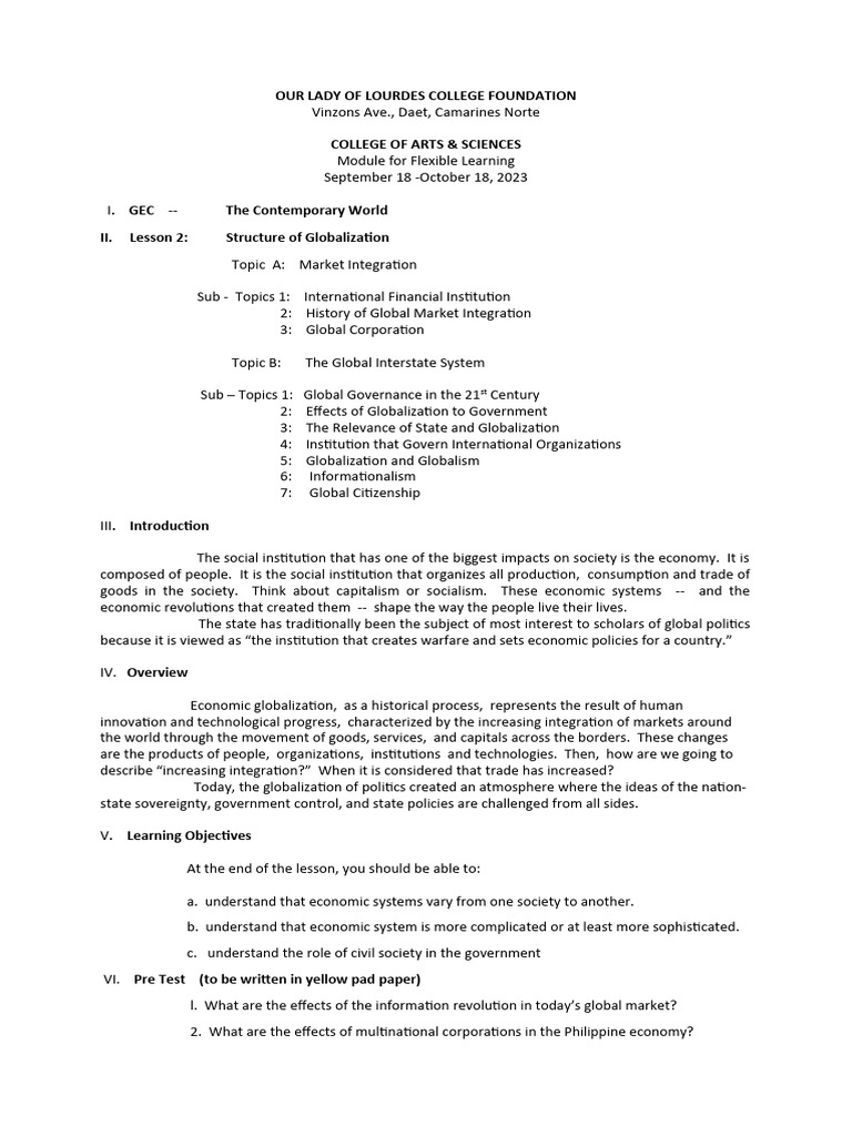 Midterm Module Contemp | PDF