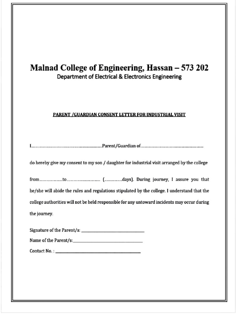 Concent Letter | PDF